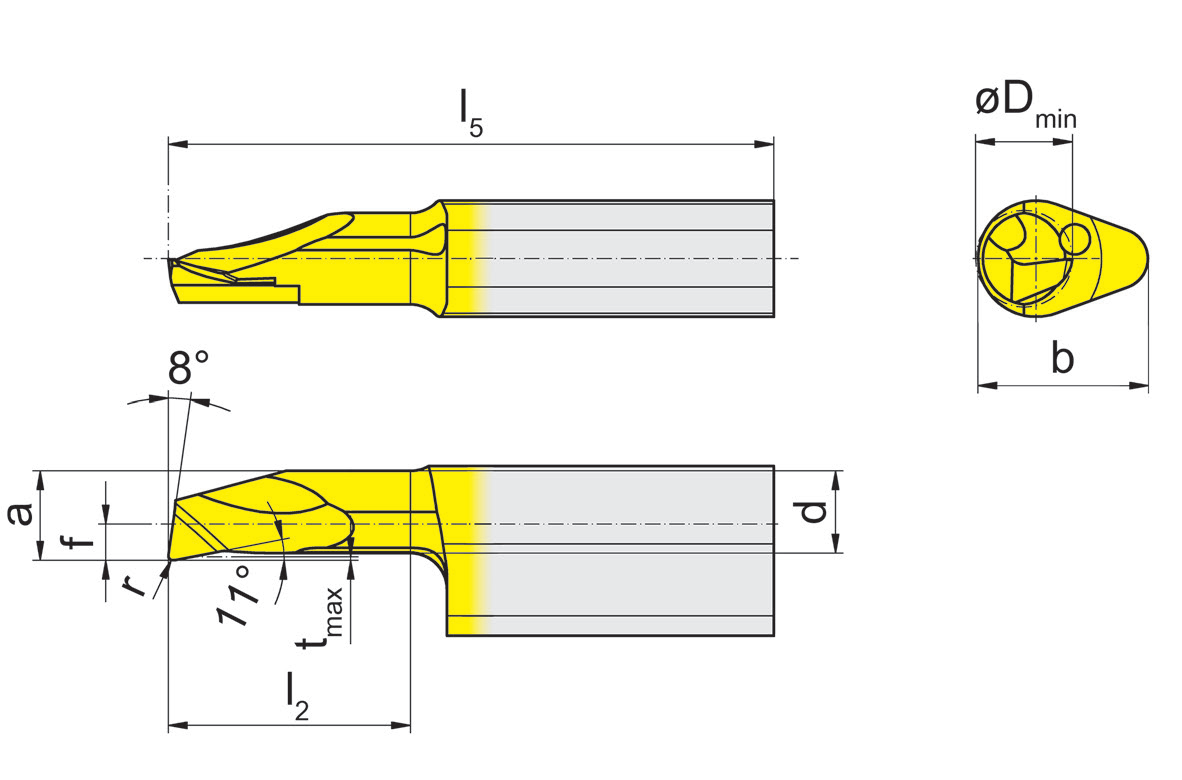 Horn Supermini Insert 105 A74