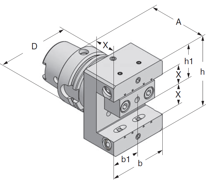 Zuern HSK HSK-T multi-turning-toolholder